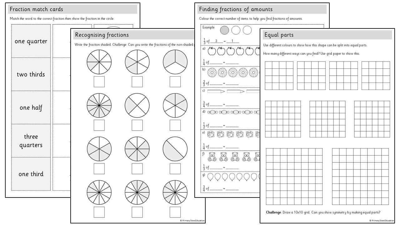 Year 2 - Fractions | Consolidation – Primary Stars Education
