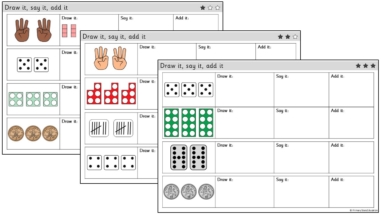 Draw it, say it, add it | Activity – Primary Stars Education