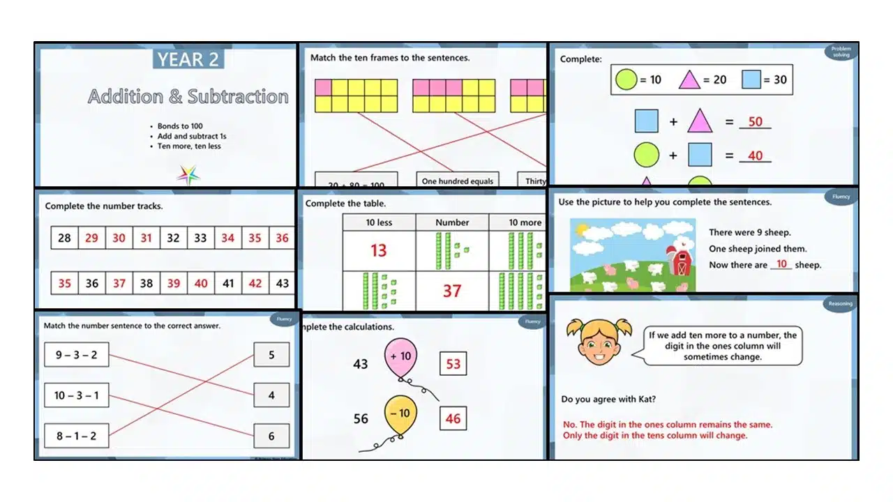 Addition and Subtraction - Week 5 | Presentation – Primary Stars Education