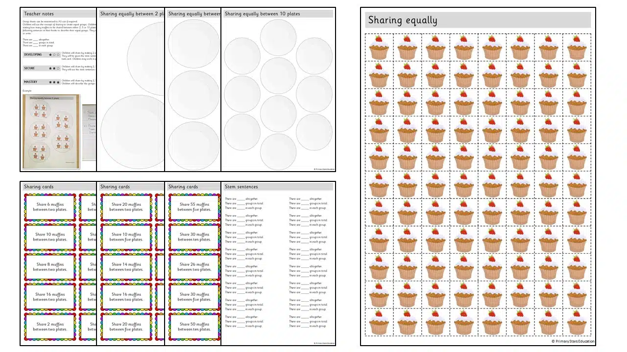 Equal groups - sharing | Practical – Primary Stars Education