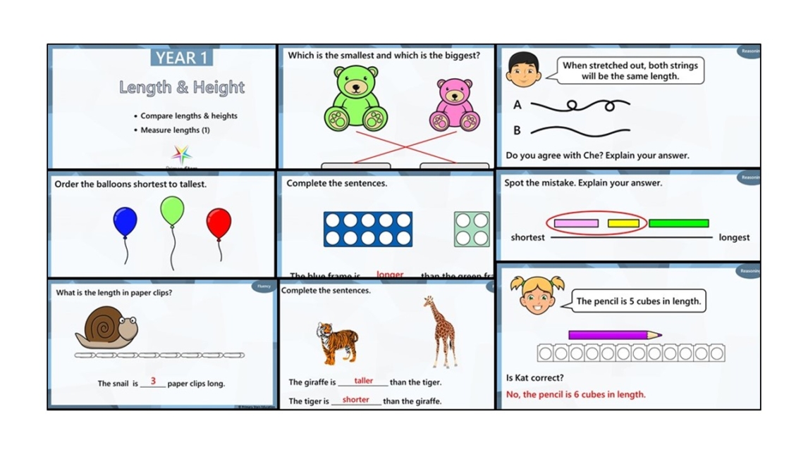 Length and height week 8 | Presentation – Primary Stars Education