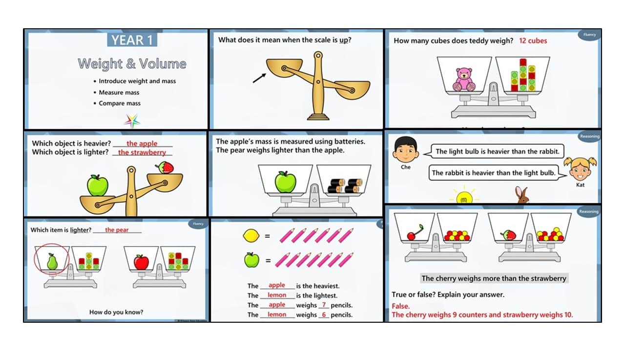 Weight and volume week 10 | Presentation – Primary Stars Education