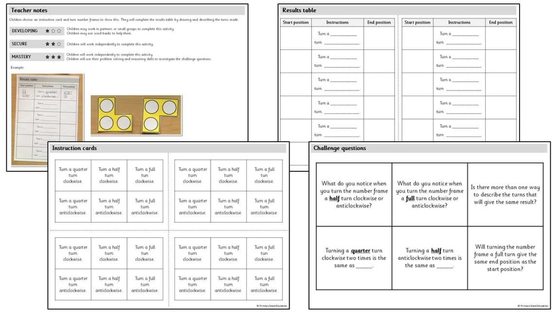 Number frames | Practical – Primary Stars Education