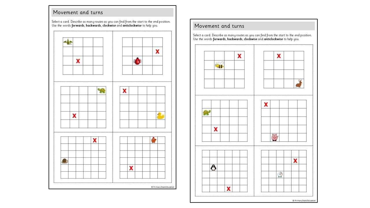 Movement and turns | Investigation – Primary Stars Education