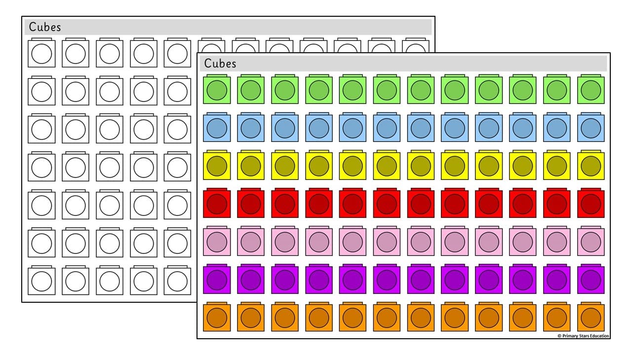 Cubes | Display – Primary Stars Education