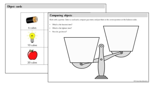 Comparing objects | Game – Primary Stars Education