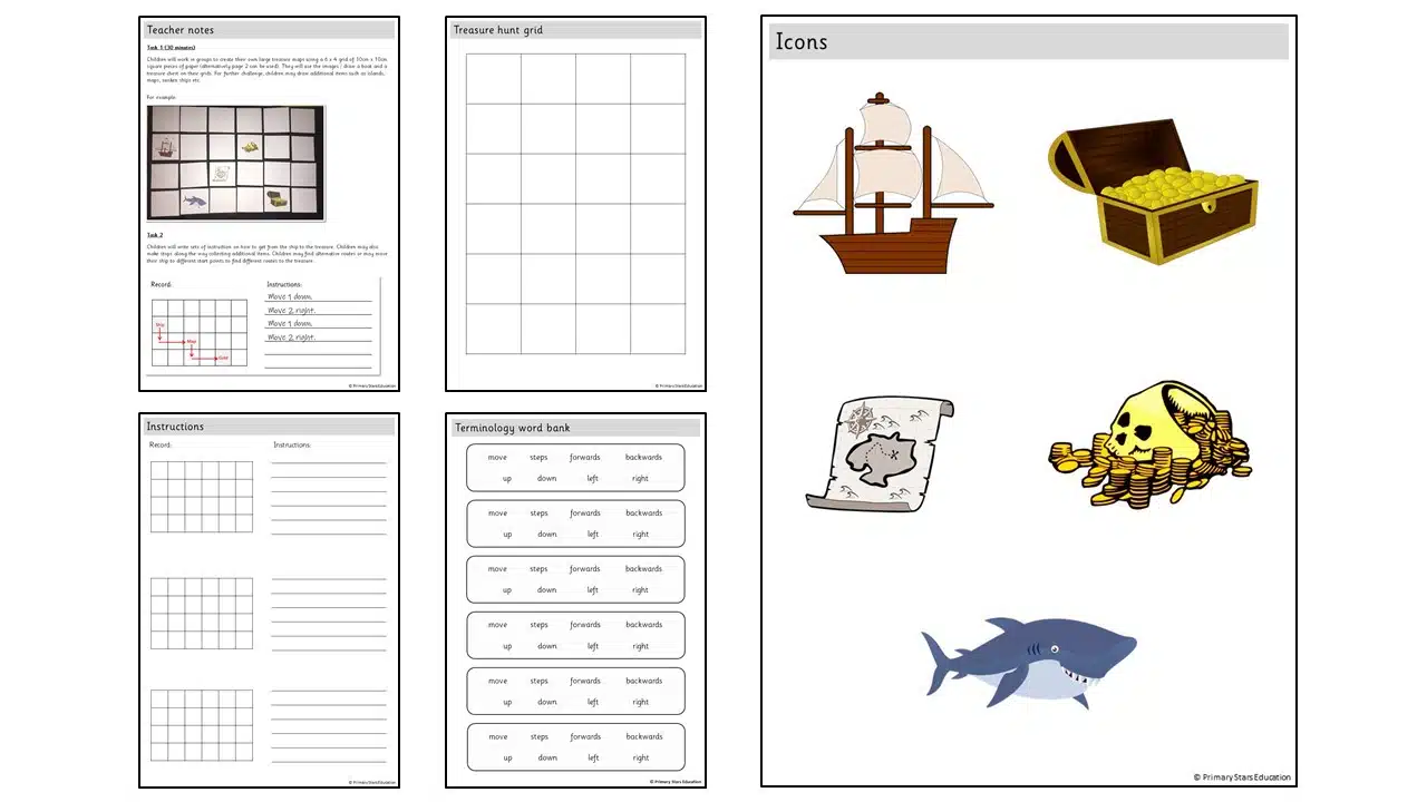 Treasure hunt | Practical – Primary Stars Education