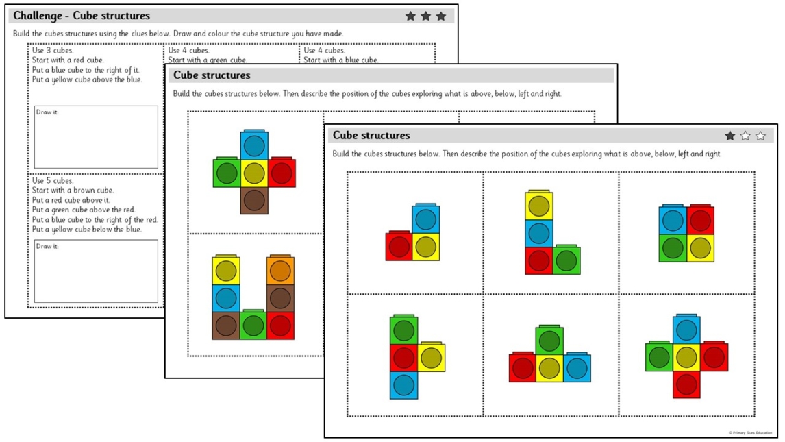 Cube structures | Practical – Primary Stars Education