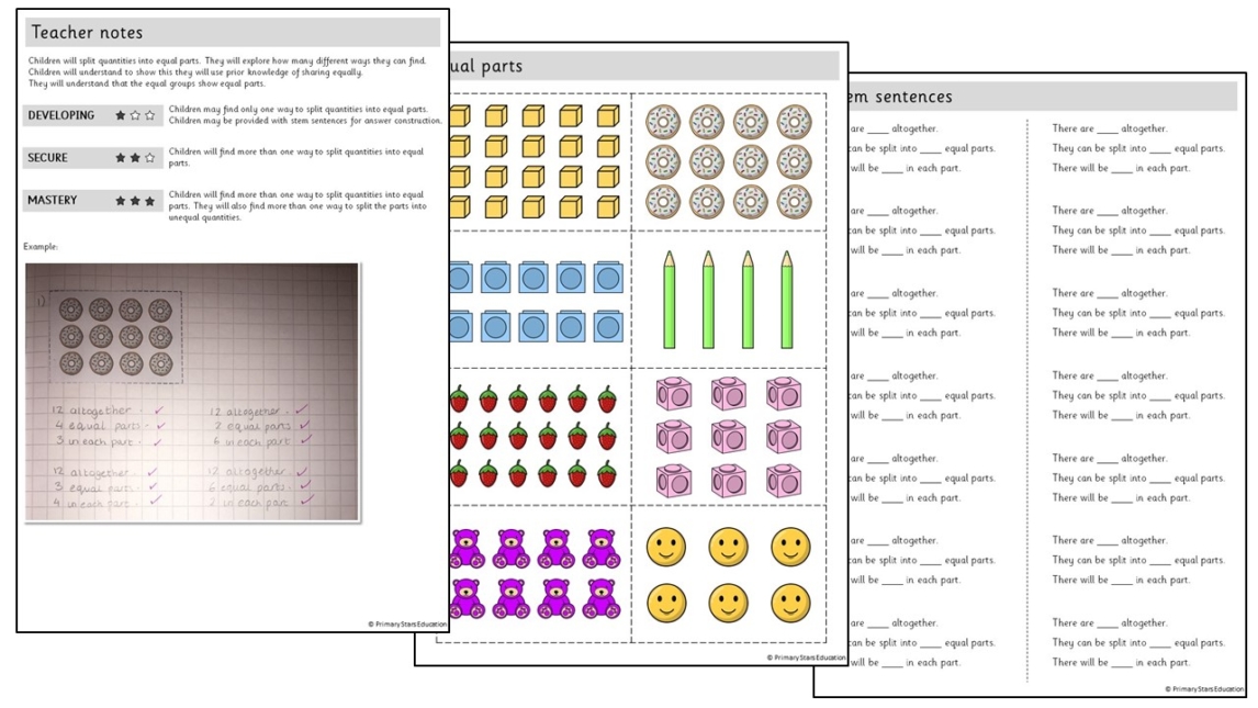 Equal parts | Practical – Primary Stars Education