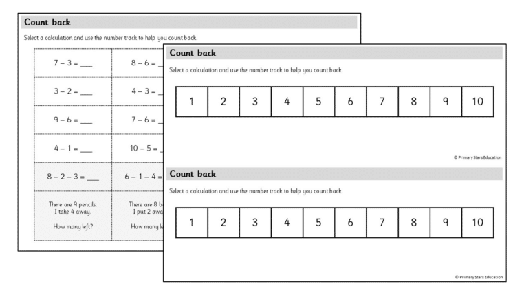 Count Back | Practical – Primary Stars Education