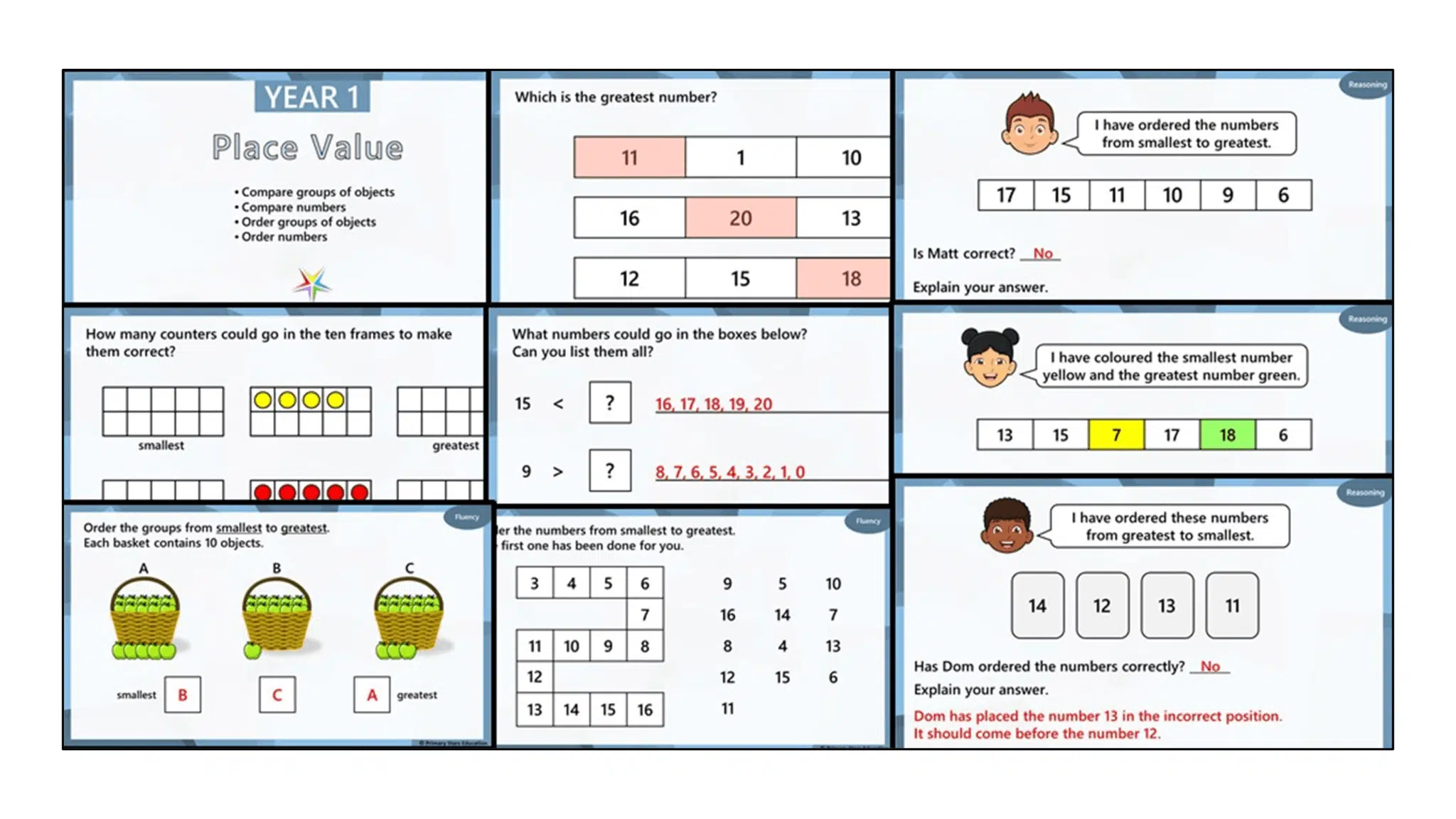 Place Value Within 20 Week 12 Presentation Primary Stars Education