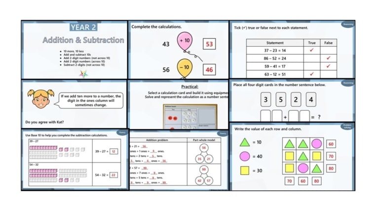 Addition and subtraction - Week 8 | Presentation – Primary Stars Education