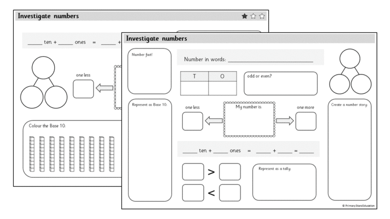 Investigate numbers 10-20 | Practical – Primary Stars Education