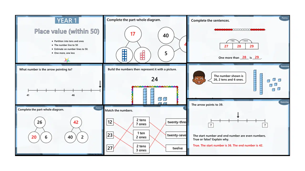 Place value (within 50) Week 8 | Presentation – Primary Stars Education