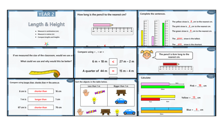 Length and Height - Week 8 | Presentation – Primary Stars Education