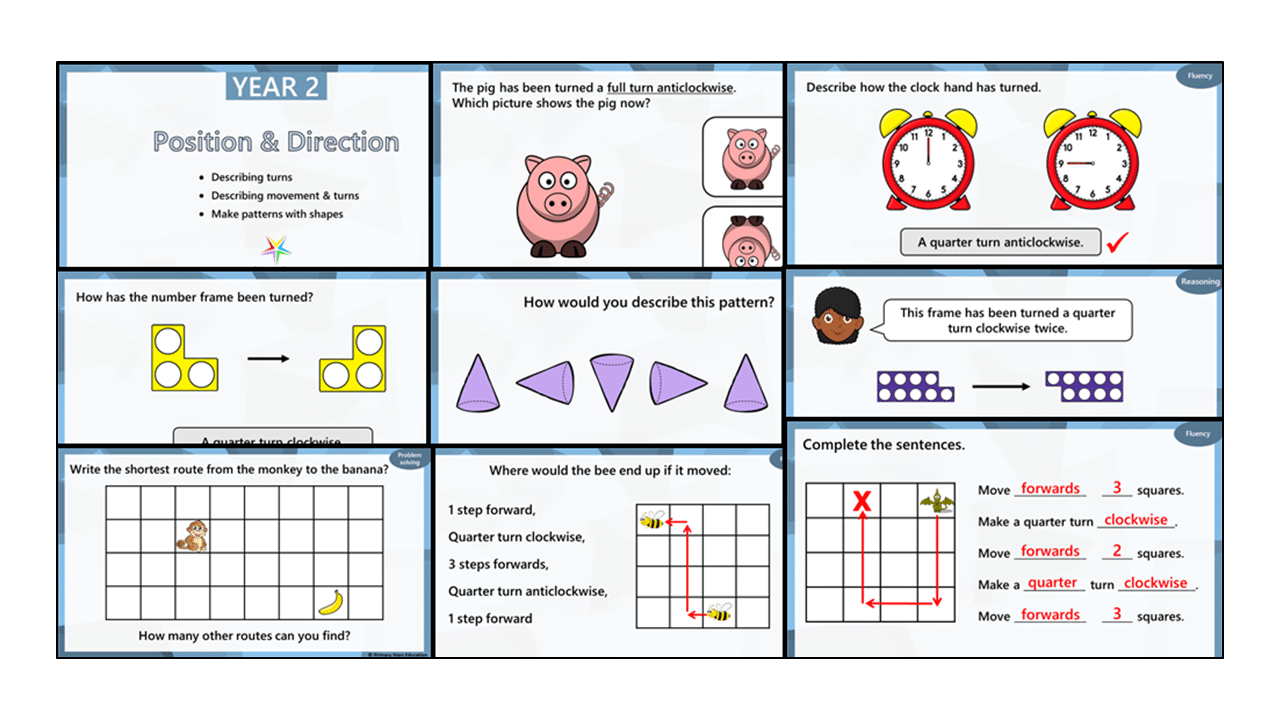 Position and direction - Week 10 | Presentation – Primary Stars Education