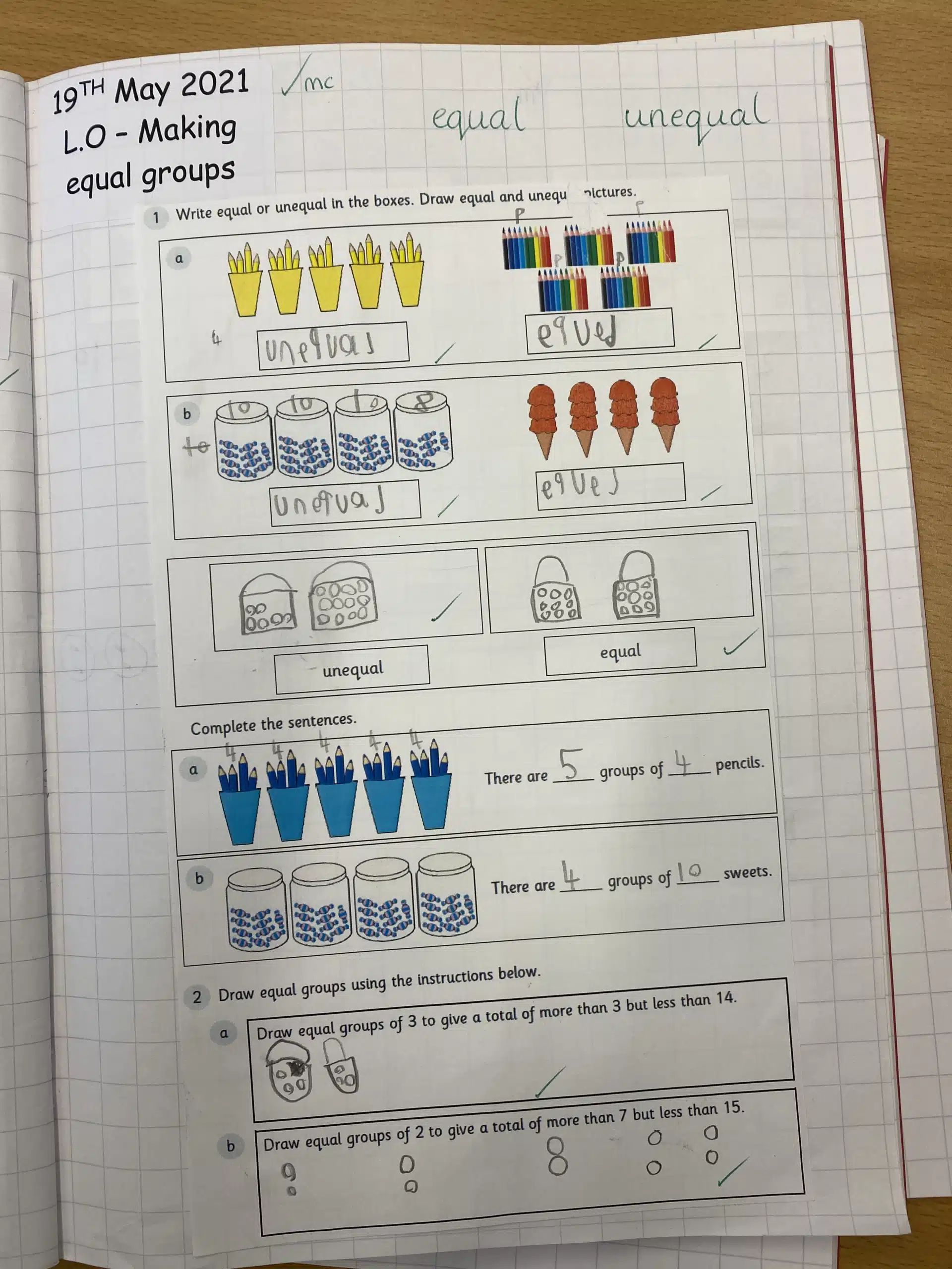 Making Equal Groups Worksheet Primary Stars Education على X: "Our